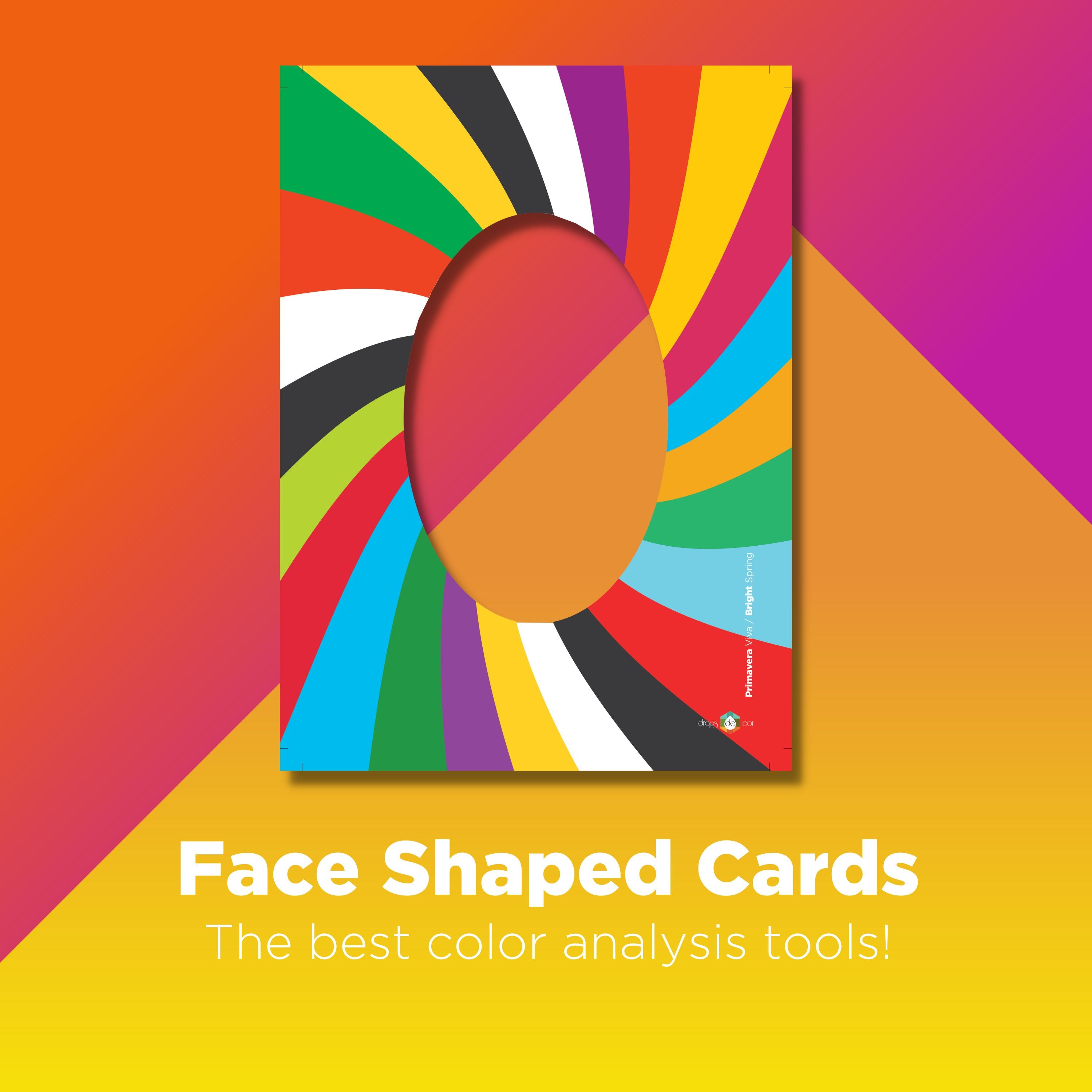 Shop Face Shaped Cards at Drops de Cor | Drops de Cor