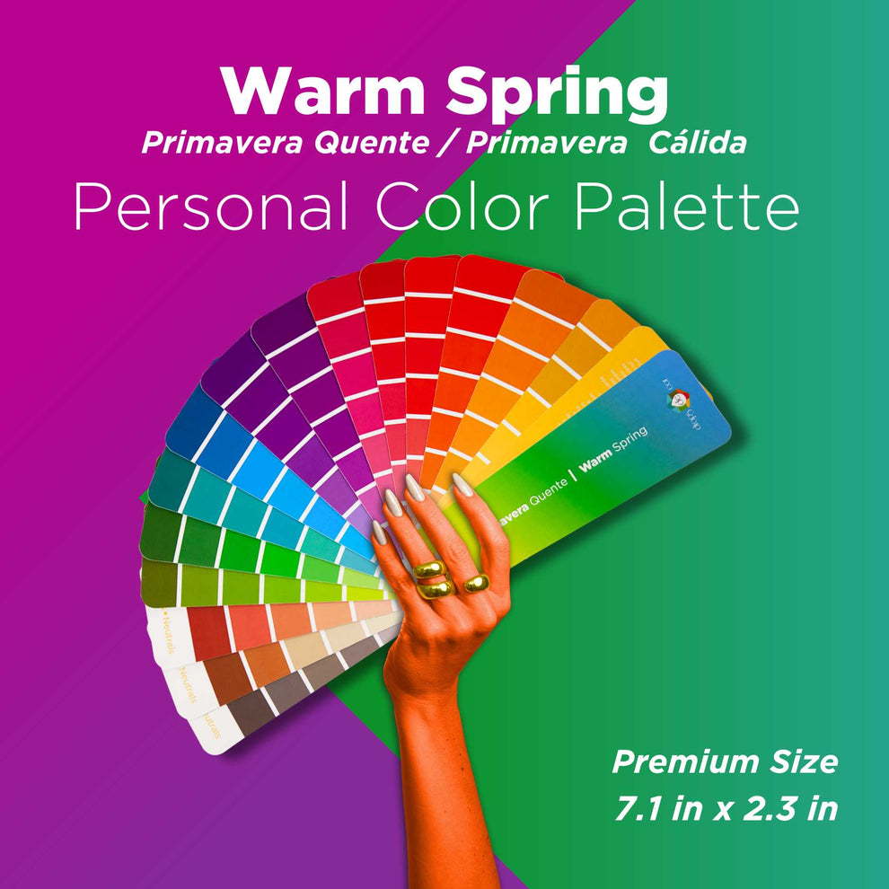 Seasonal Color Analysis Palette Premium - Warm Spring | color analysis ...